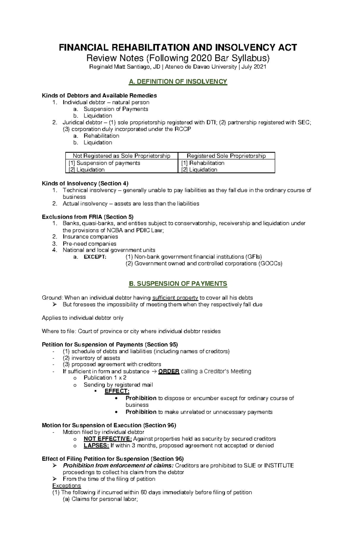RFLI Notes on Republic Act No. 10642: Strengthening Consumer Rights ...