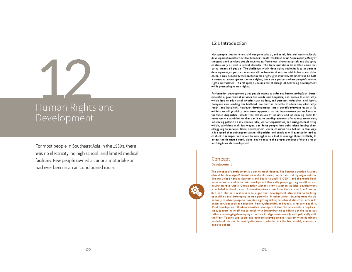 12.1 Human Rights and Development: Challenges in Southeast Asia - Studocu