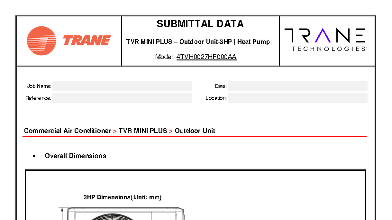 SUB-EN-Mini TVR Plus-Inverter-50-60Hz-220V-1P-4TVH0027-EN - SUBMITTAL ...