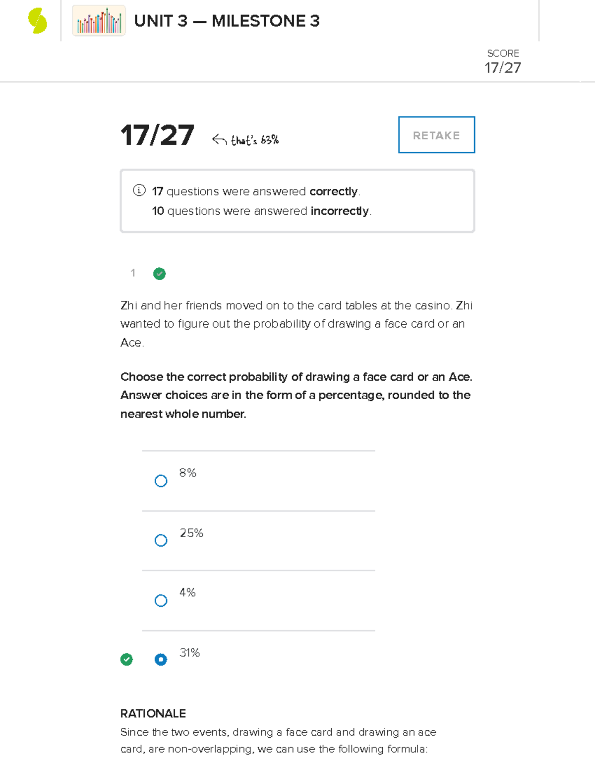 Sophia Statistics M4 Analysis and Probability Concepts - Studocu