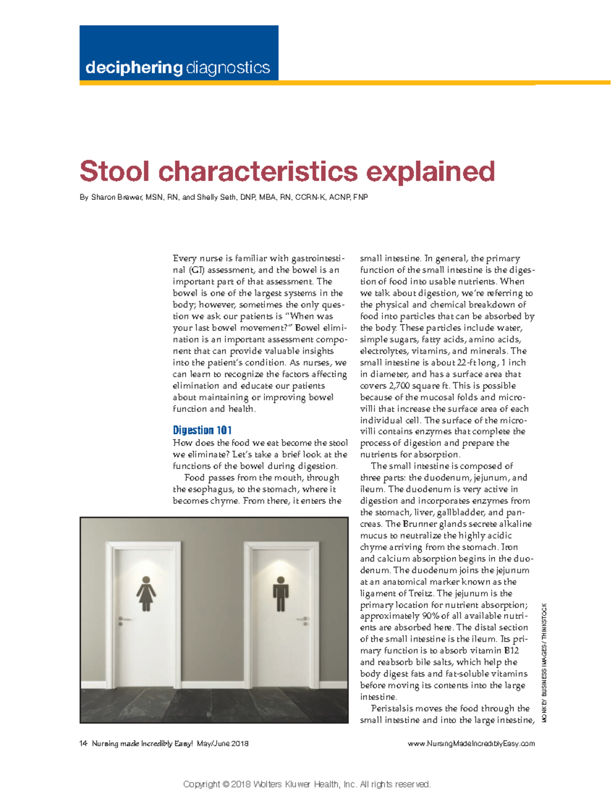 Stool Characteristics Assessment: Insights for Nursing Care - Studocu