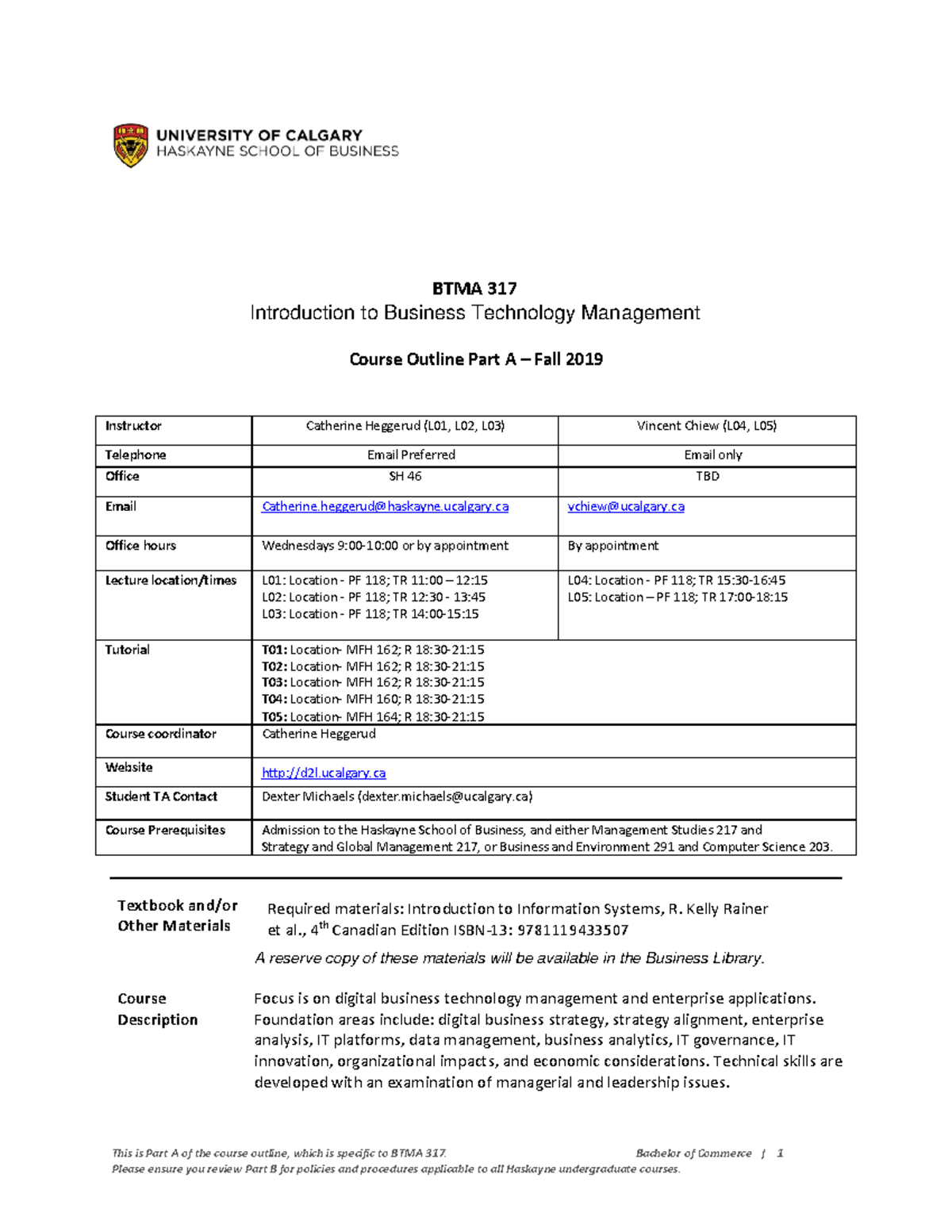 F19 2019 BTMA 317 L01-05 C. Heggerud V. Chiew - Warning: TT: undefined ...