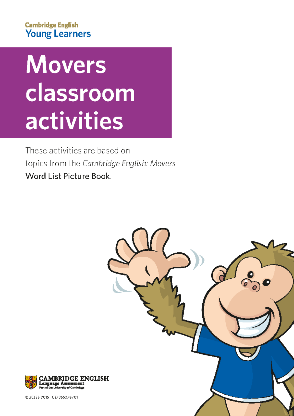Movers Worksheet Activities for Young Learners - Classroom Use - Studocu