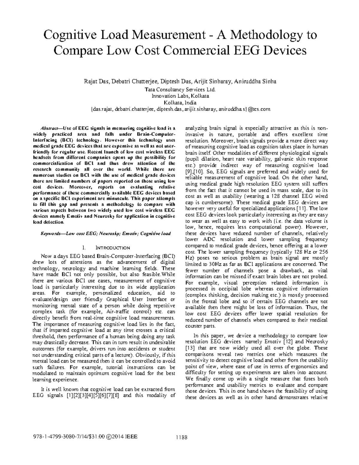 Comparative Study of Low-Cost EEG Devices for Cognitive Load ...