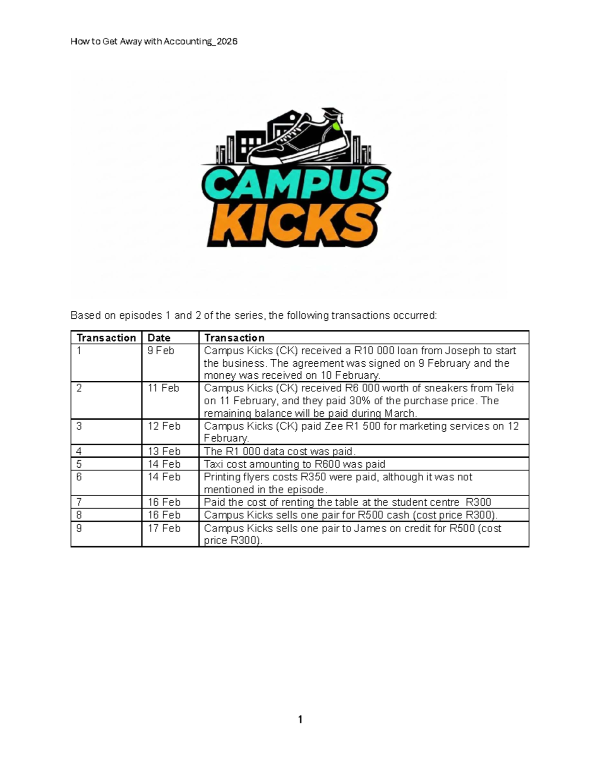 How to Get Away with Accounting_2026: Transactions & Journal Entries ...