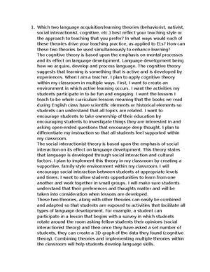 [Solved] If content area standards are provided for every grade level ...