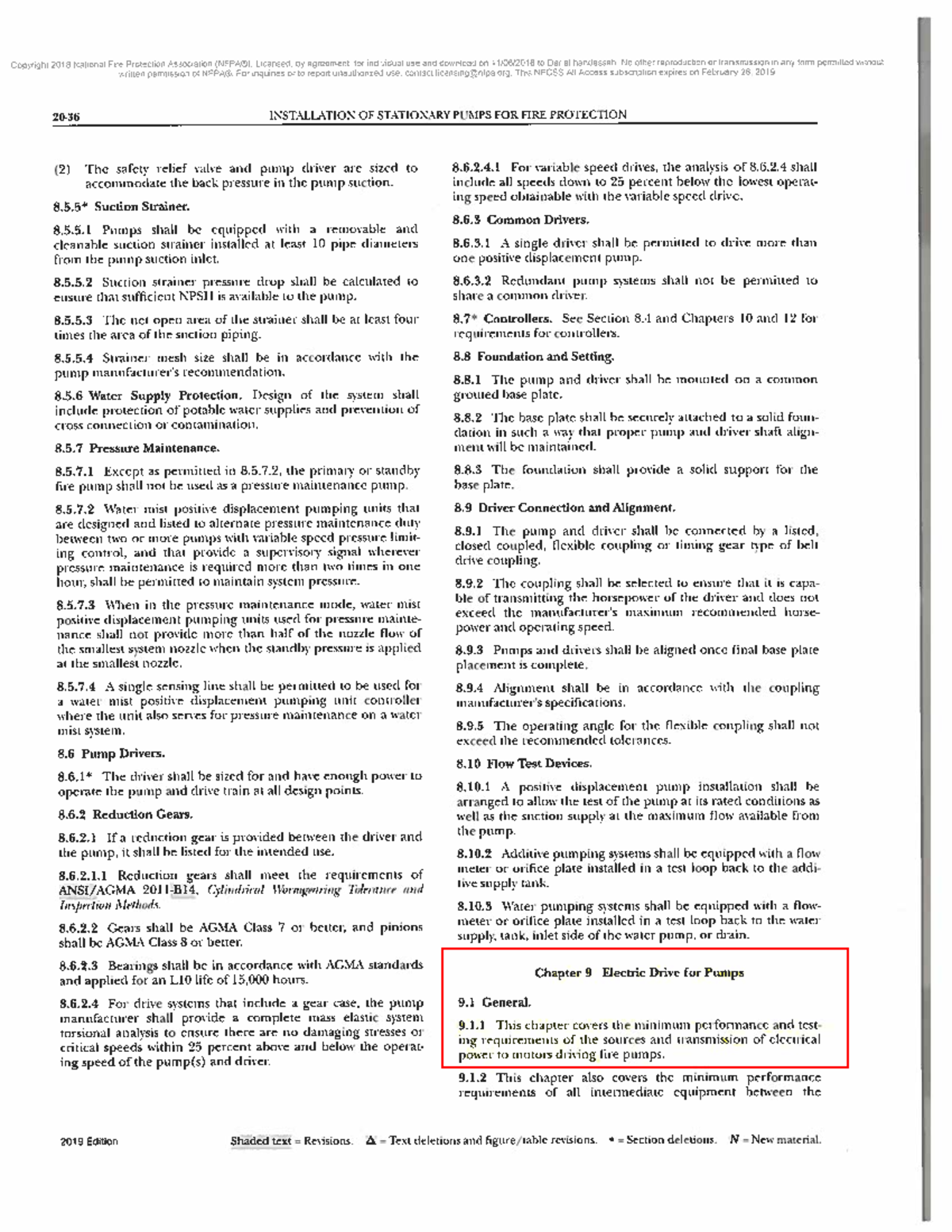 NFPA 20- Chapter 9 - electric drive for fire pumps - HR management ...