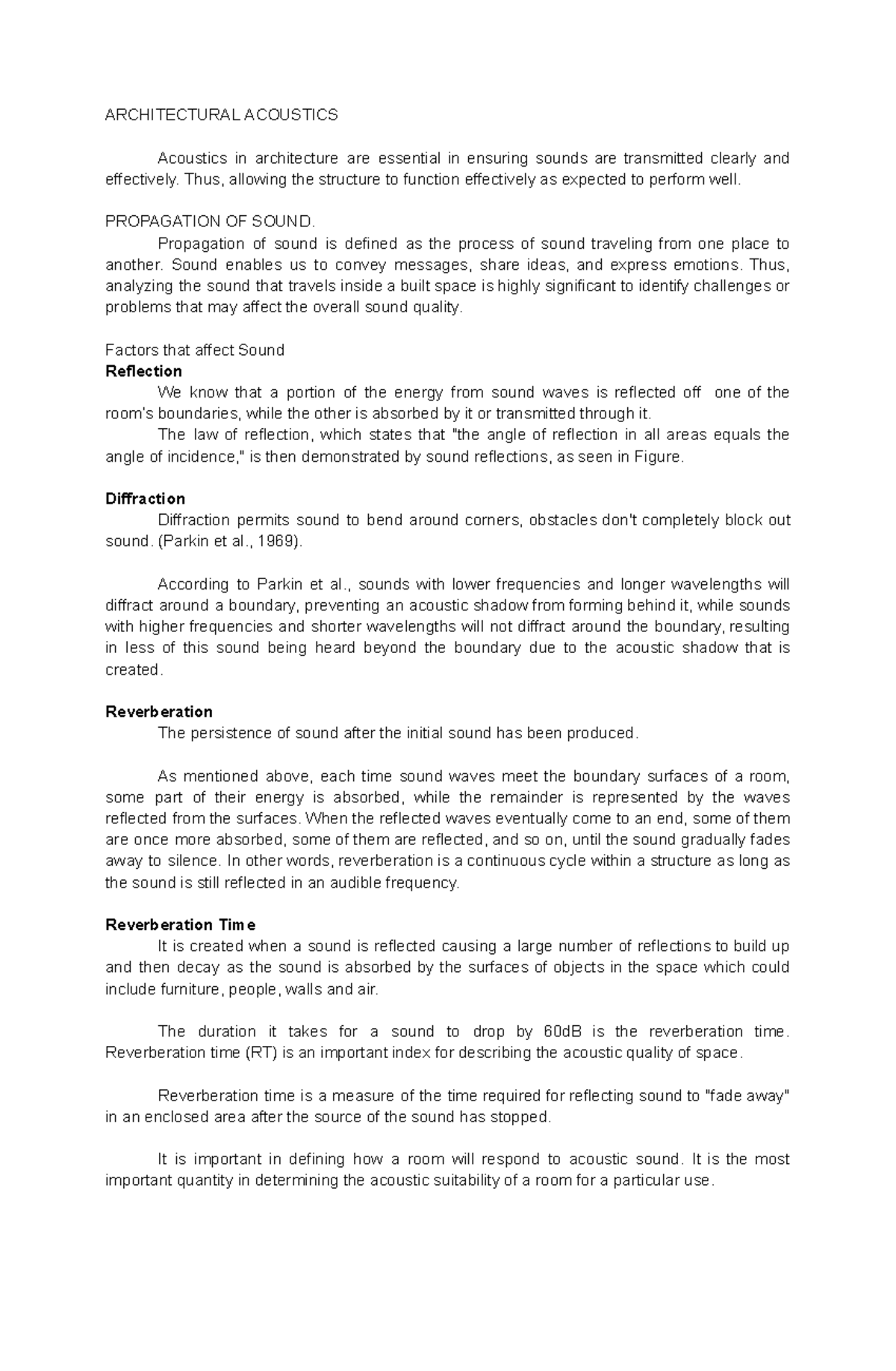 Architectural Acoustics: Understanding Auditorium and Theater Sound ...