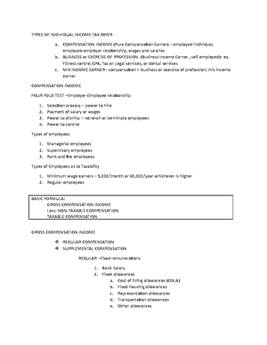Chapter 10 Compensation Income - CHAPTER 10 COMPENSATION INCOME ...