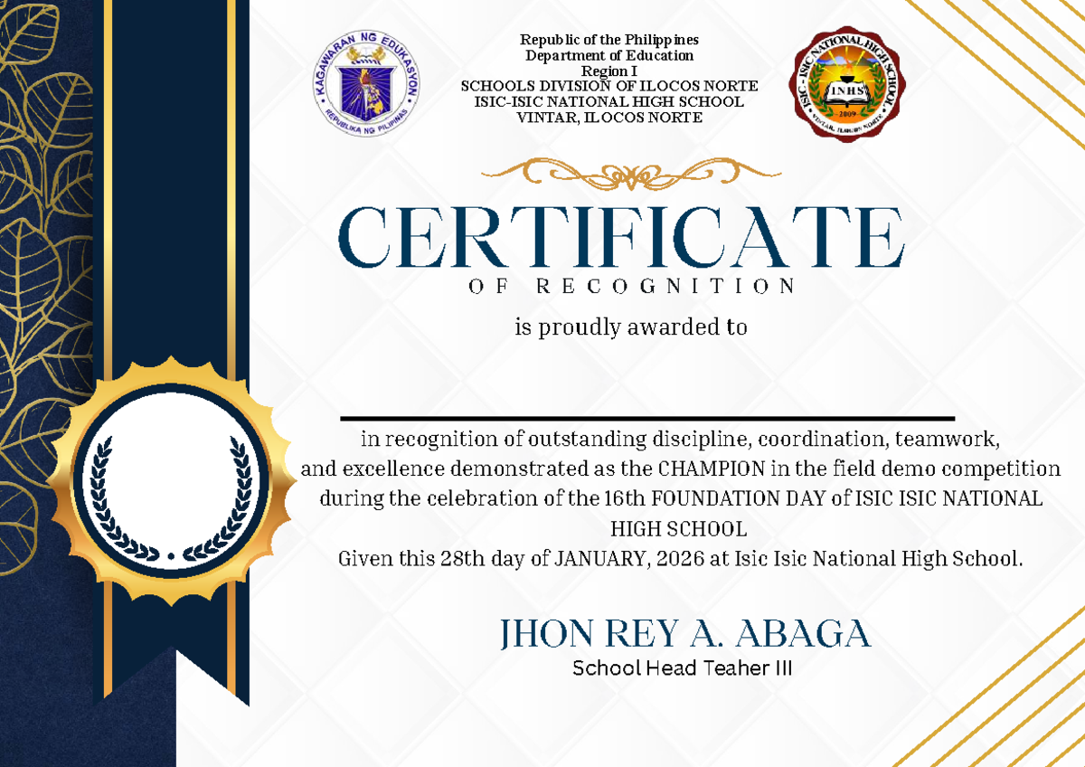Certificate of Appreciation for Geometric Marathon Excellence - Studocu