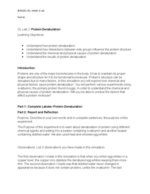 Week three lab - lab - Name: OL Lab 3: Cell Membrane and Transport: Learn how transporters keep ...