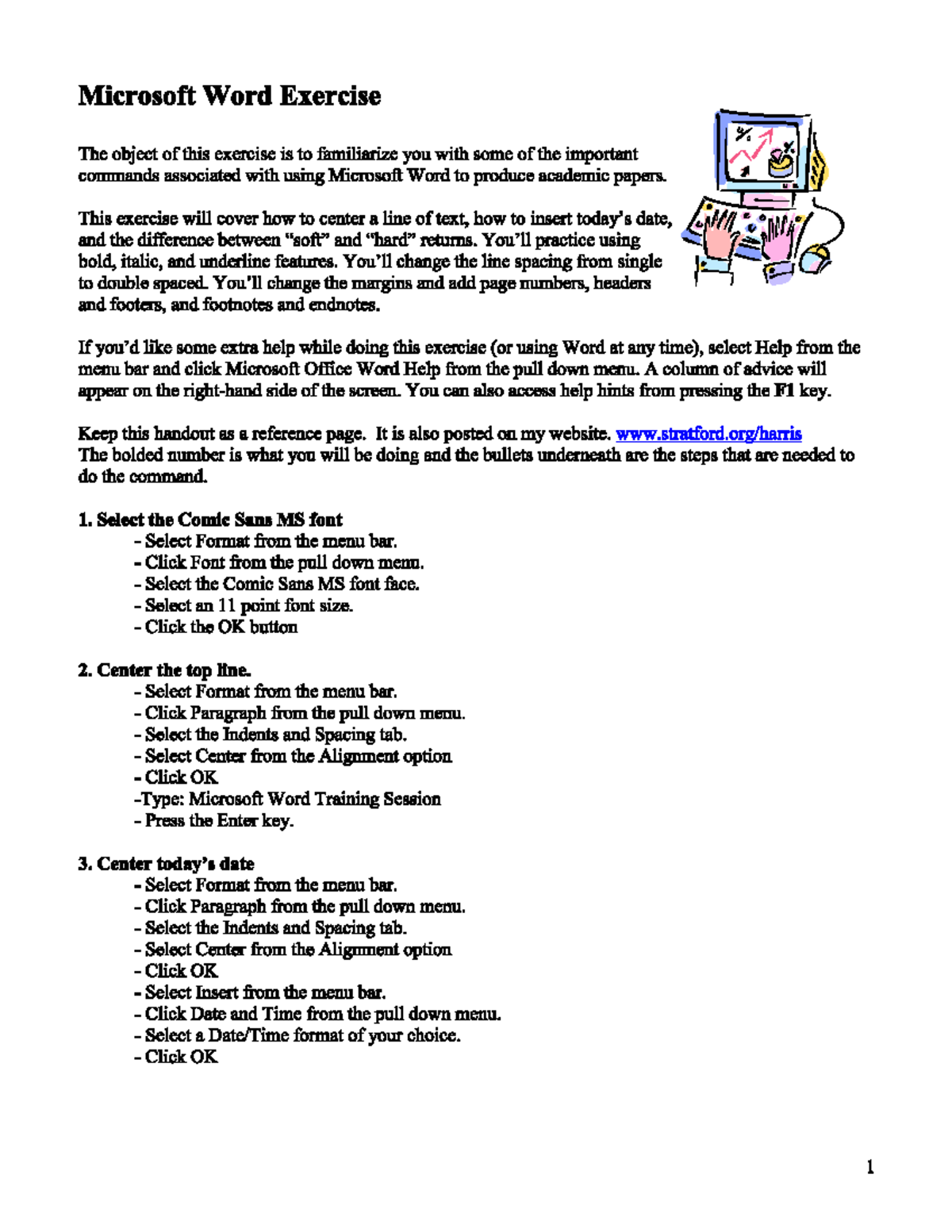 MS Word- exercise - BS Accountancy - Studocu