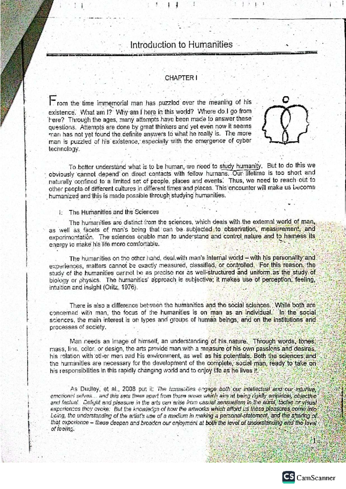 Introduction to Humanities: Chapter I - Understanding Human Existence ...