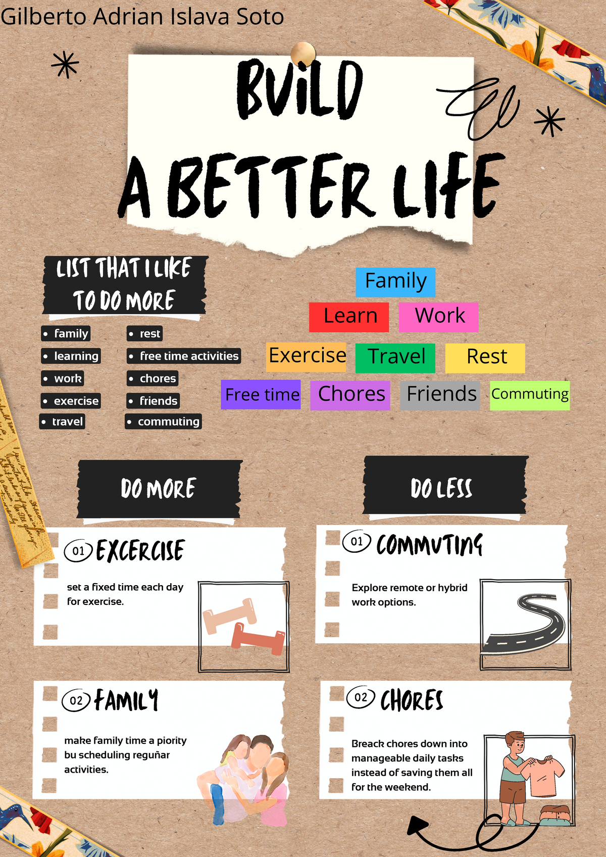 Póster - buld a better life - ingles - 01 EXCERCISE 01 02 02 exercise ...