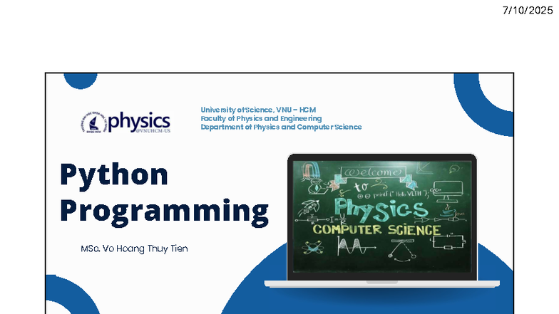 Lesson 2: Control Flow in Python Programming (CS101) - Studocu
