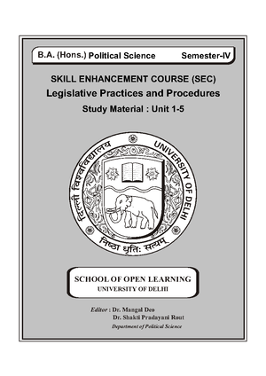 Negotiation and Leadership - Communication in Everyday Life CREDIT DISTRIBUTION, ELIGIBILITY AND ...