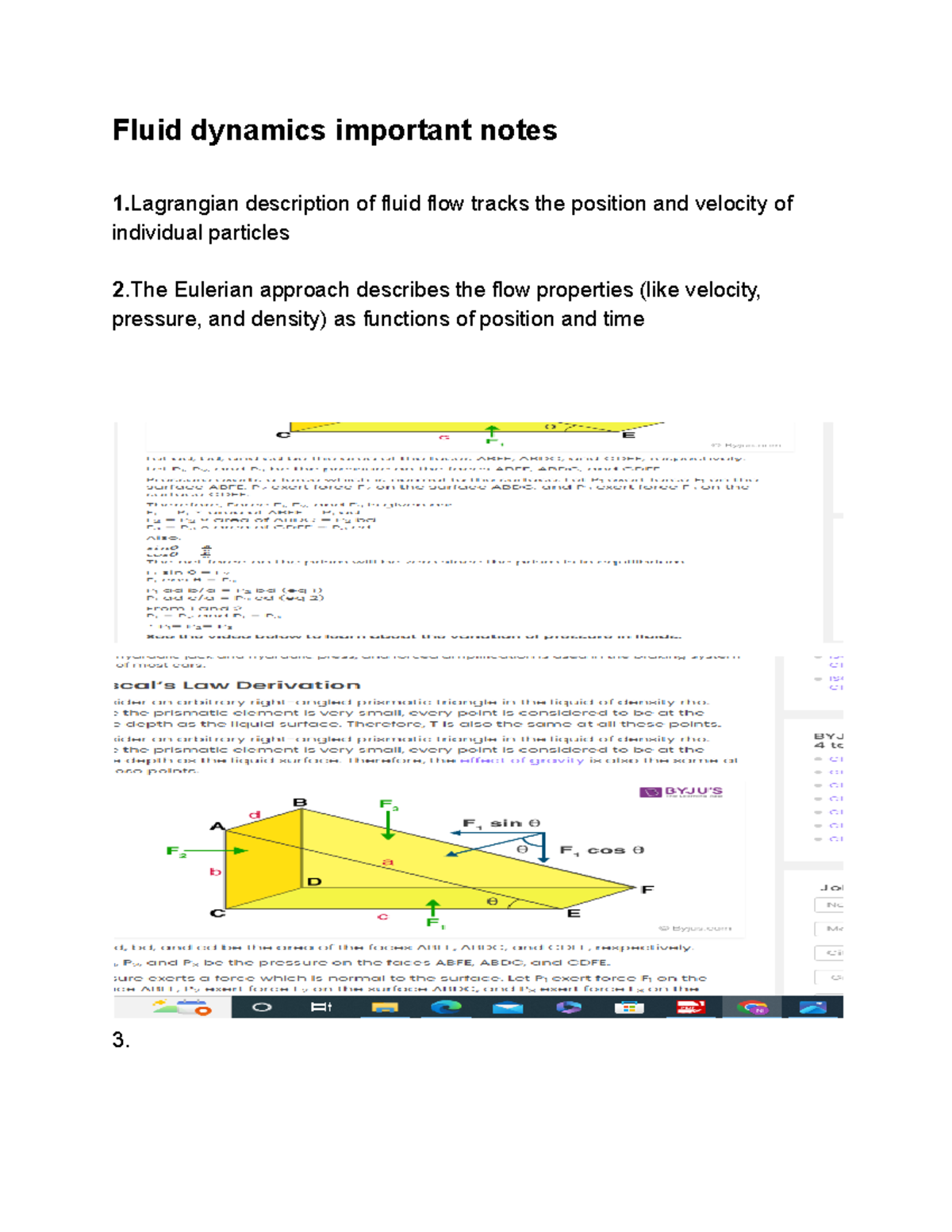 Aerospace Eng. Fluid Dynamics Notes - Key Principles and Applications ...