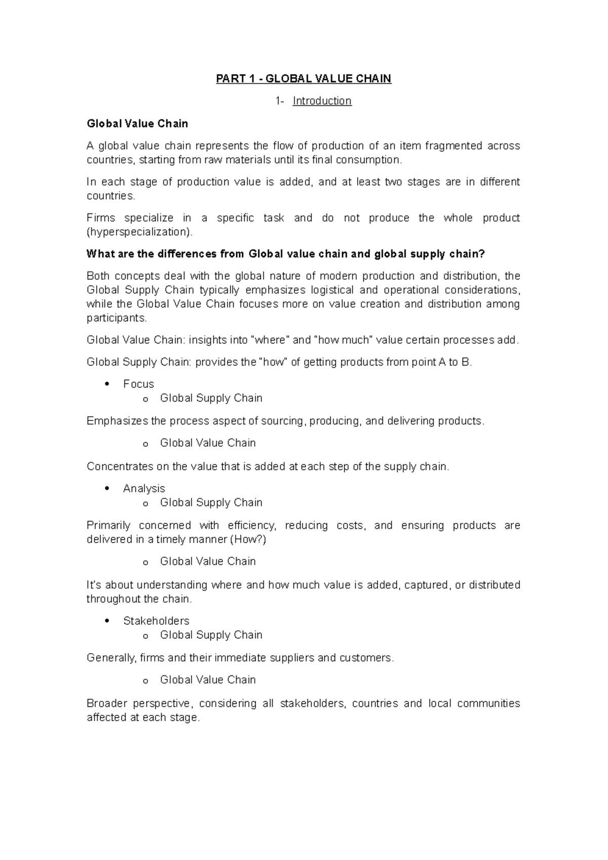 Global Value Chain Analysis: Understanding GVC vs. Global Supply Chain ...