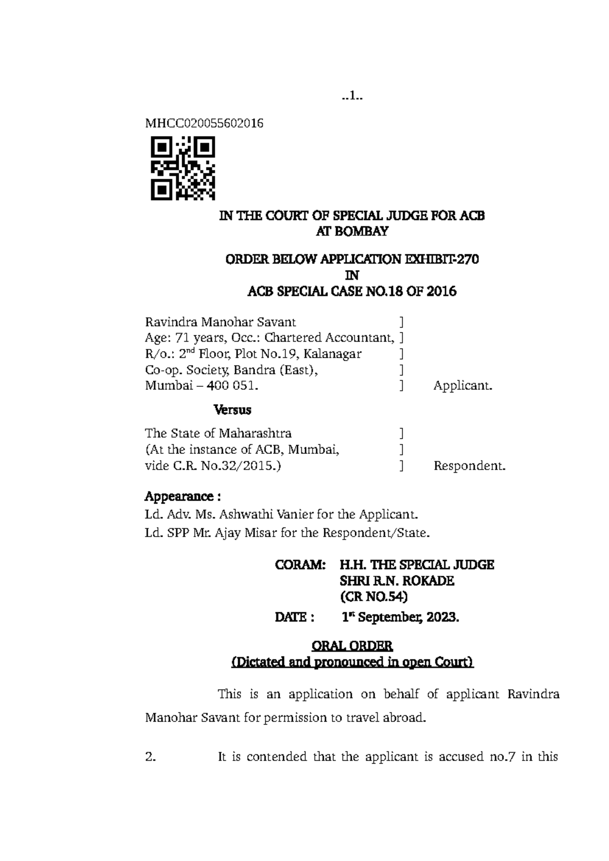 Display pdf - Judgment of court - MHCC IN THE COURT OF SPECIAL JUDGE ...