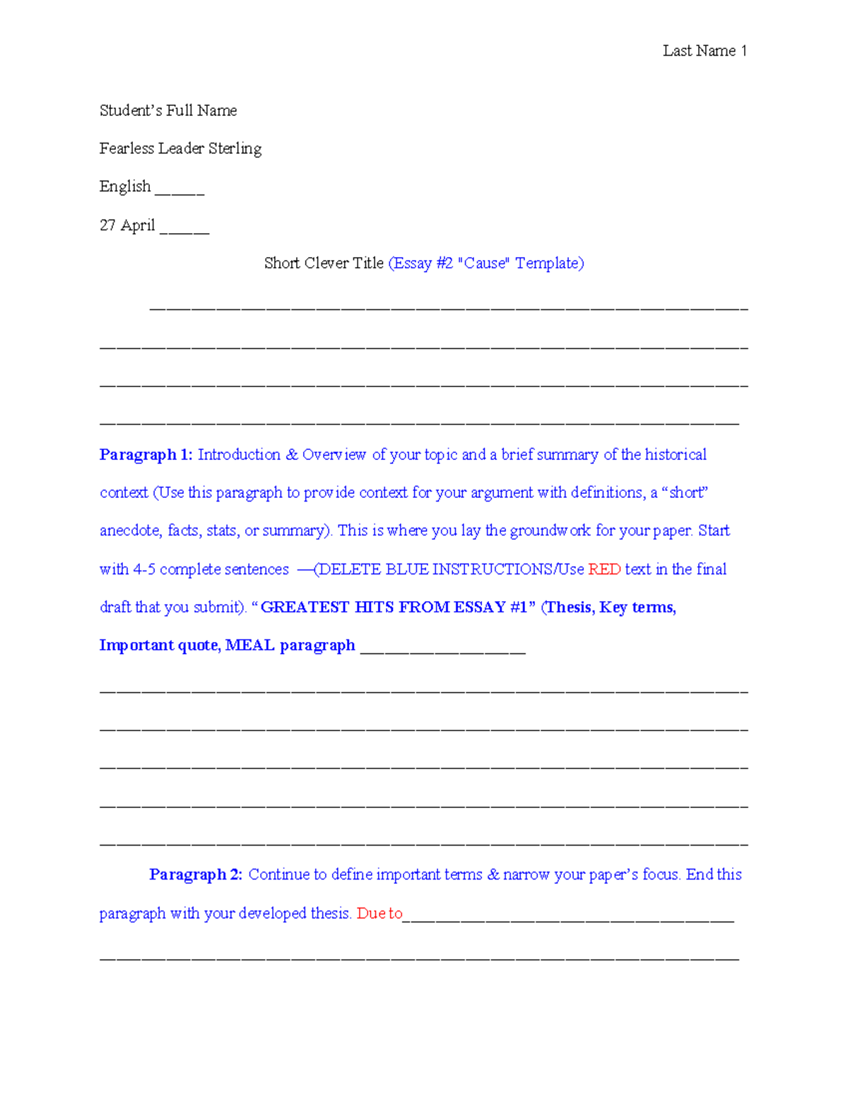 ENG 27 Essay #2 Template: Analyzing Reality TV's Popularity - Studocu