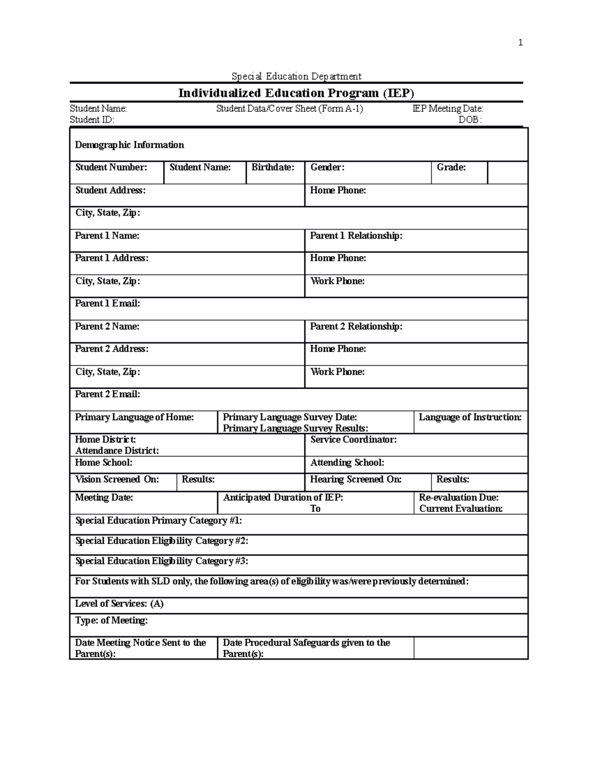 SPD-510 RS T4-Mock IEP - completed IEP and rationale - Special ...