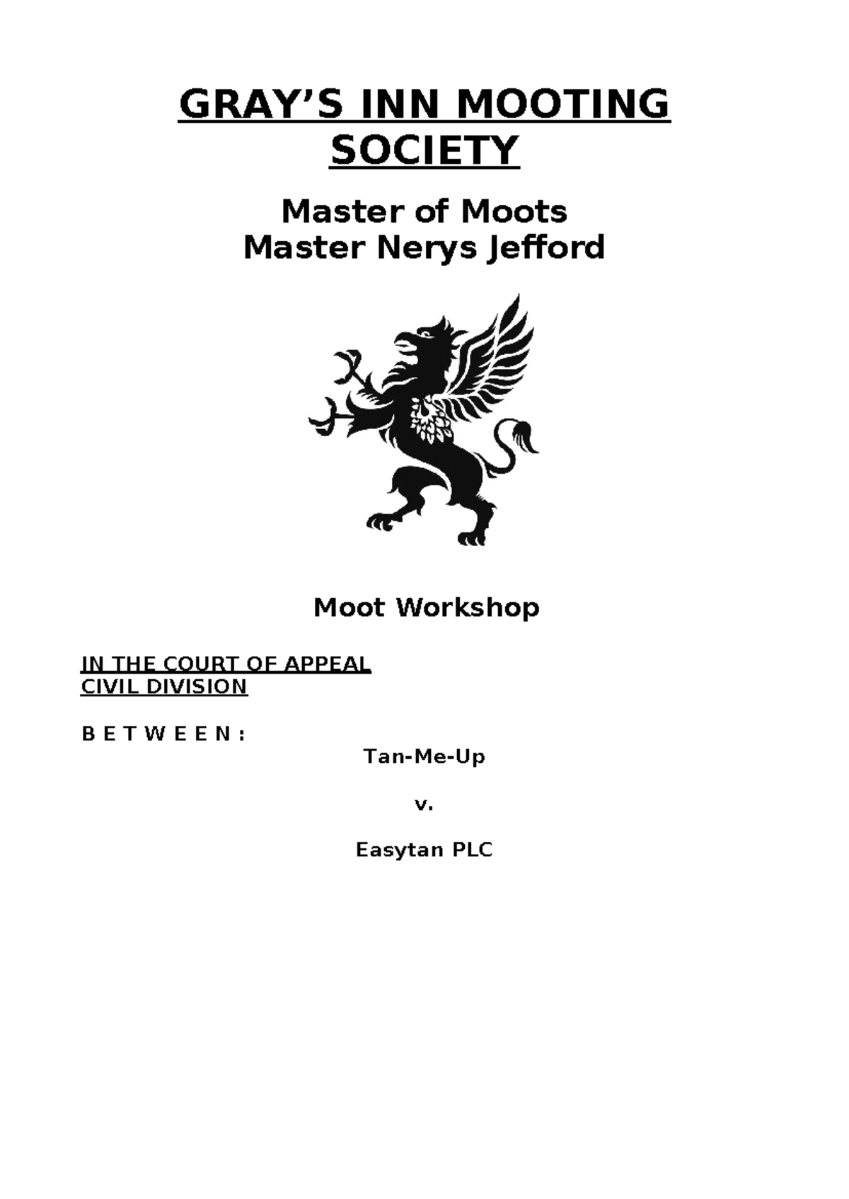Moot Workshop Bundle 2024: Master of Moots & Court of Appeal Insights ...