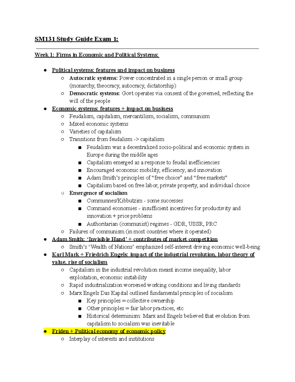 SM131 Study Guide: Exam 1 Content Overview & Key Learning Points - Studocu