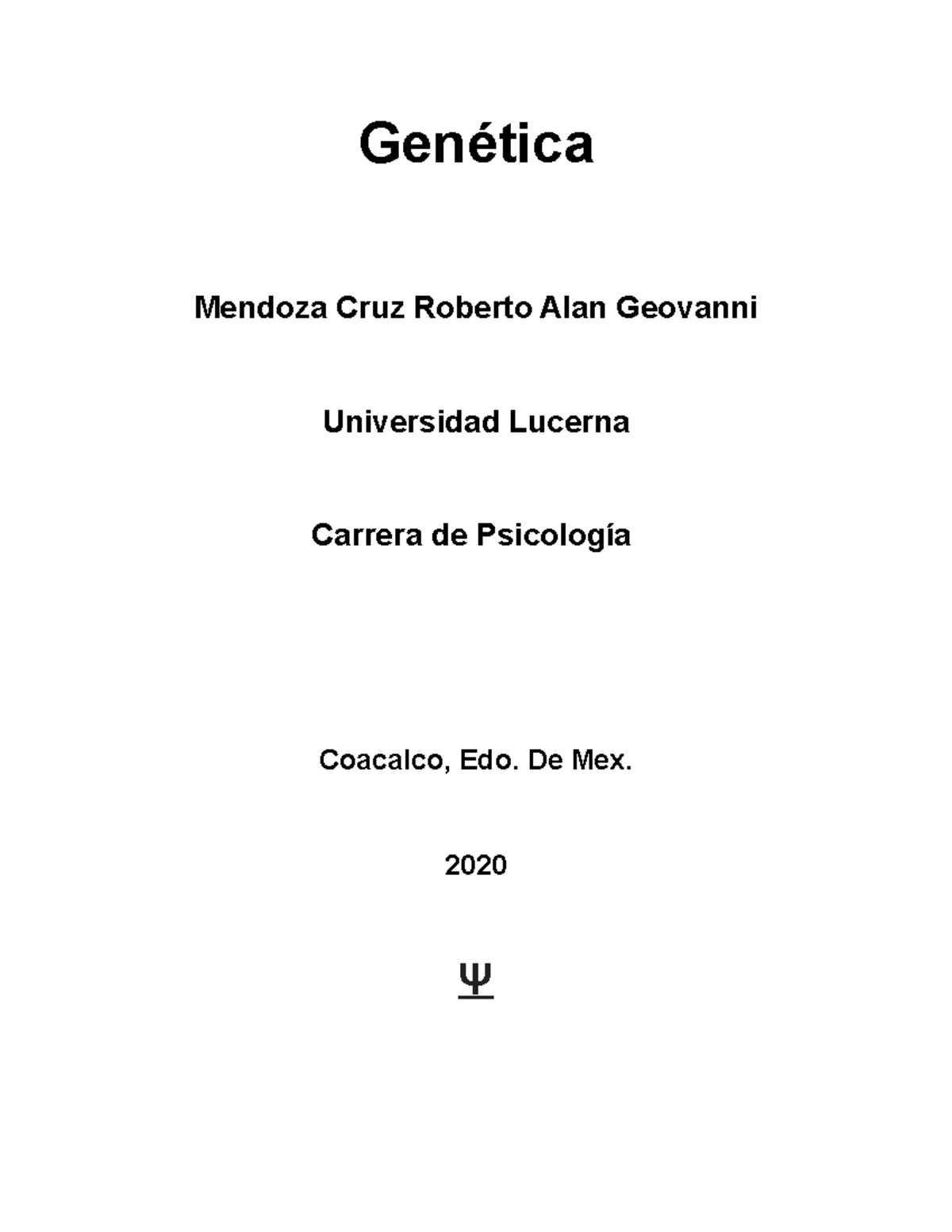 Trabajo De investigación Genética - Genética Mendoza Cruz Roberto Alan ...