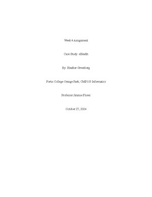 [Solved] Review the case study 2 Download the provided PowerPoint template - Informatics (cmp105 ...