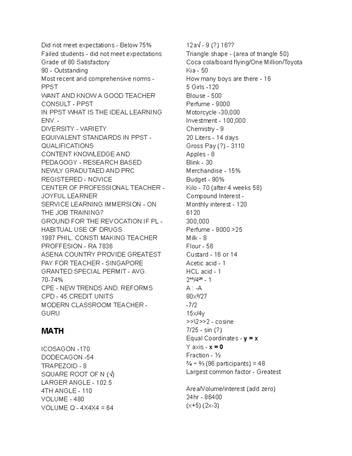 GEN ED - Comprehensive Reviewer for Teacher Qualifications and ...