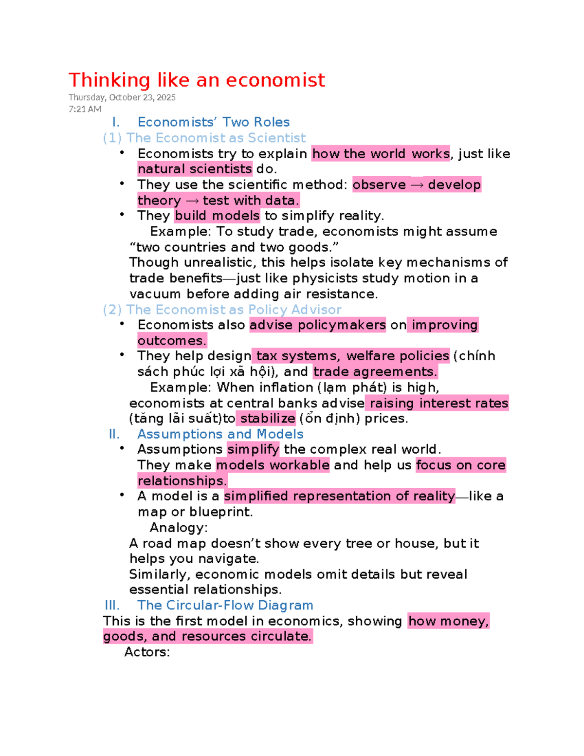 ECO 101: Understanding Economic Principles and Models - Studocu
