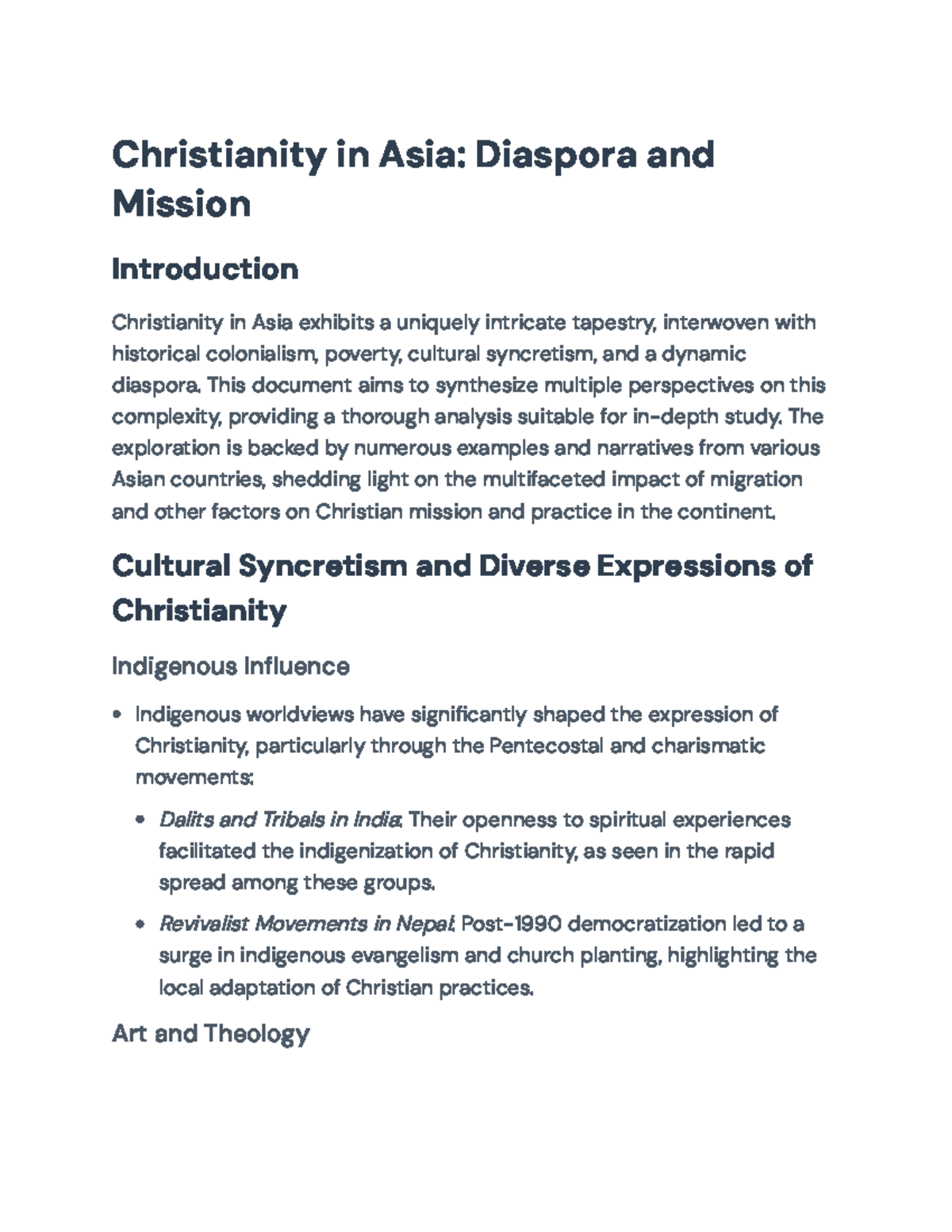 Christianity in Asia: Diaspora and Mission - A Comprehensive Overview ...
