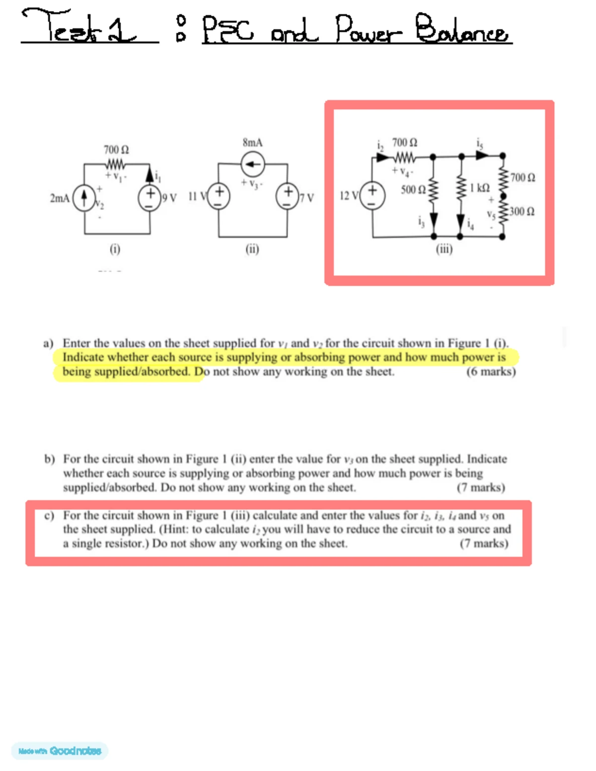 Solutions to Circuit Problems - EE 301 Final Exam - Studocu