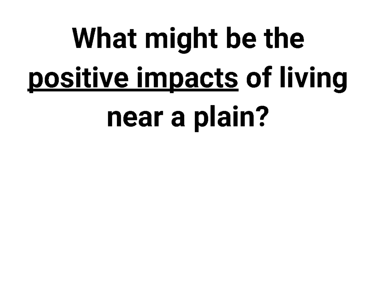 Geographic Features and Their Impacts on Human Life - SQ 2 - Studocu