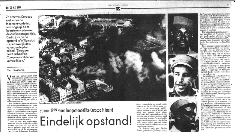 Eindelijk Opstand: De Revolte van Curaçao op 30 Mei 1969 - Studeersnel