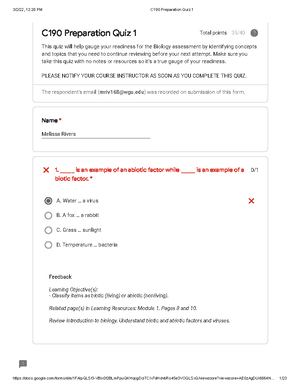Unit 2 bio C190 - unit 2 notes - Unit 2: Basic Chemistry and Biological ...