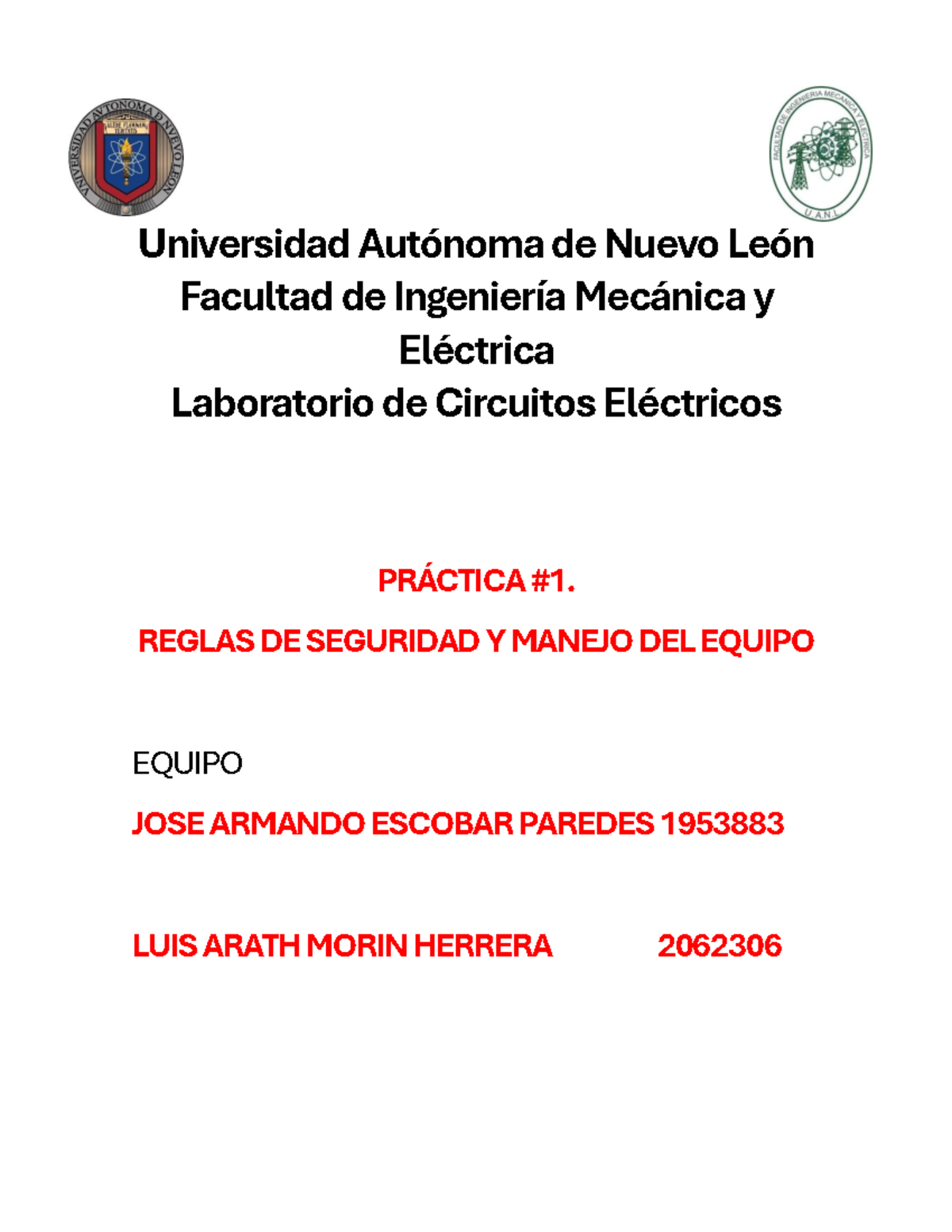 Práctica 1 CE: Tipos de Multímetros y Reglas de Seguridad - Studocu