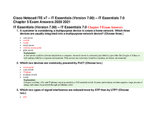 IT Essentials 7.0 Final Exam 1 – 9 parte 1 - ITE v7 – IT Essentials ...
