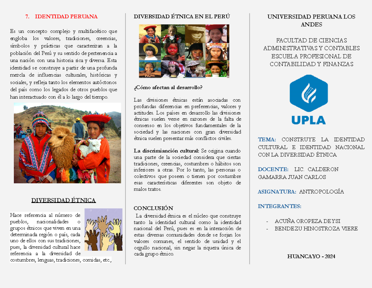 Construyendo la Identidad Cultural y Nacional: Diversidad Étnica en ...