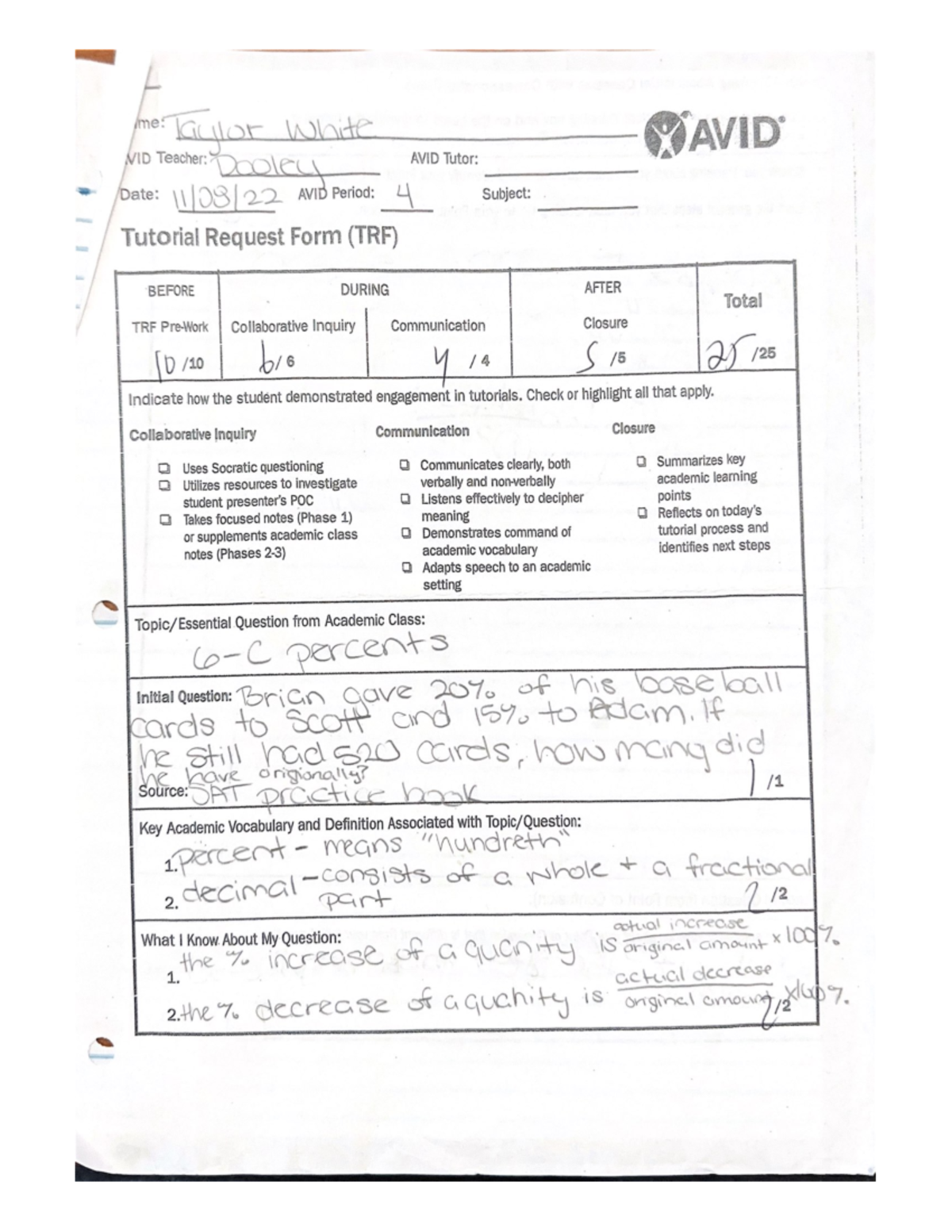 Tutorial Request Form (TRF) - Studocu