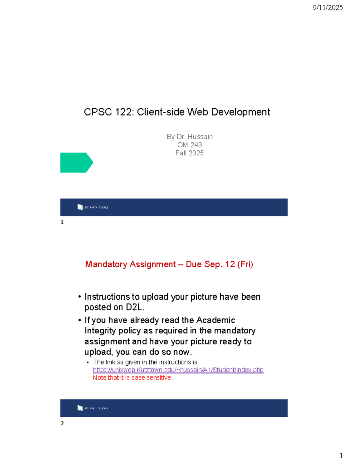 CPSC 122: CSS & HTML Formatting Guide for Web Development - Studocu