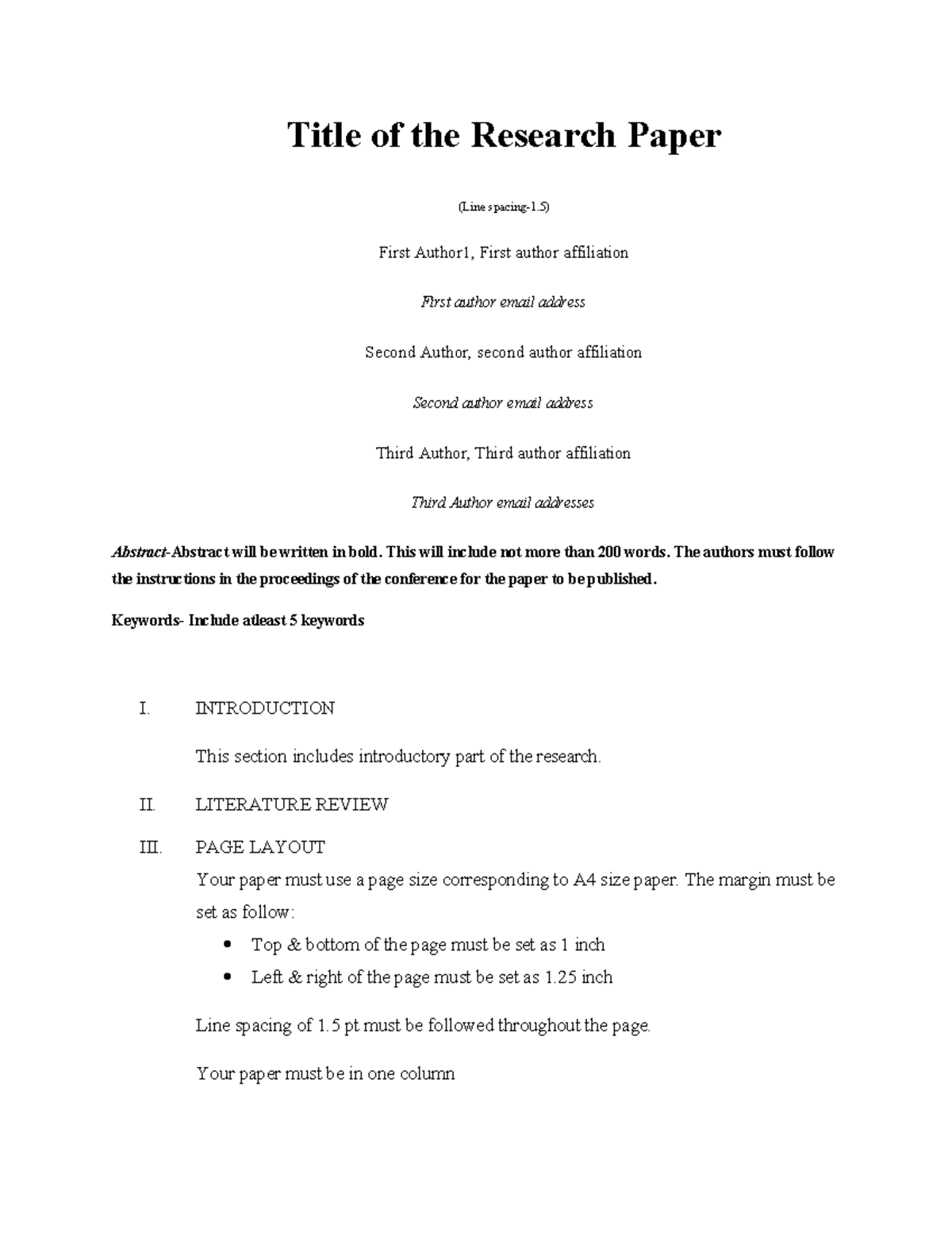 Guidelines for Research Paper Submission (Course Code: RSRCH101) - Studocu