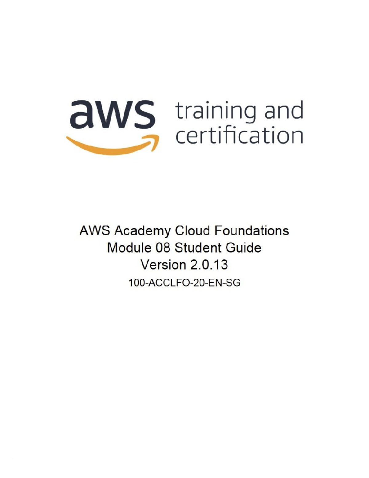 AWS Academy Cloud Foundations: Module 8 - Databases Overview & RDS ...