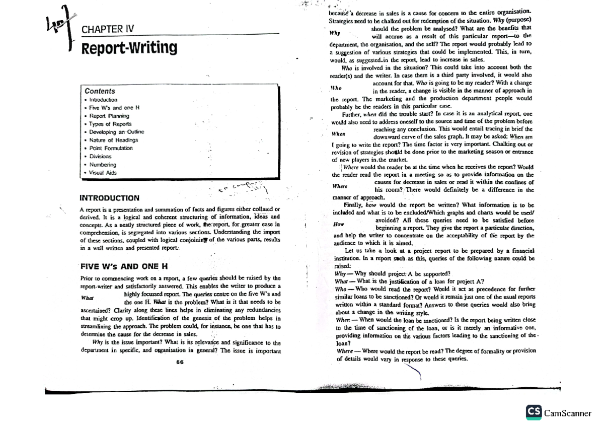 CS Report Writing: Strategies for Analyzing Sales Decrease - Studocu