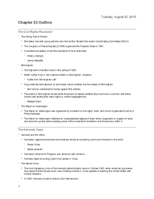 Chapter 27 - Reading - History 1102- Chapter 27 Notes 1. The Post-Cold ...