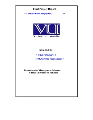 VU Process Model Methodology in Software Development SRS - Studocu