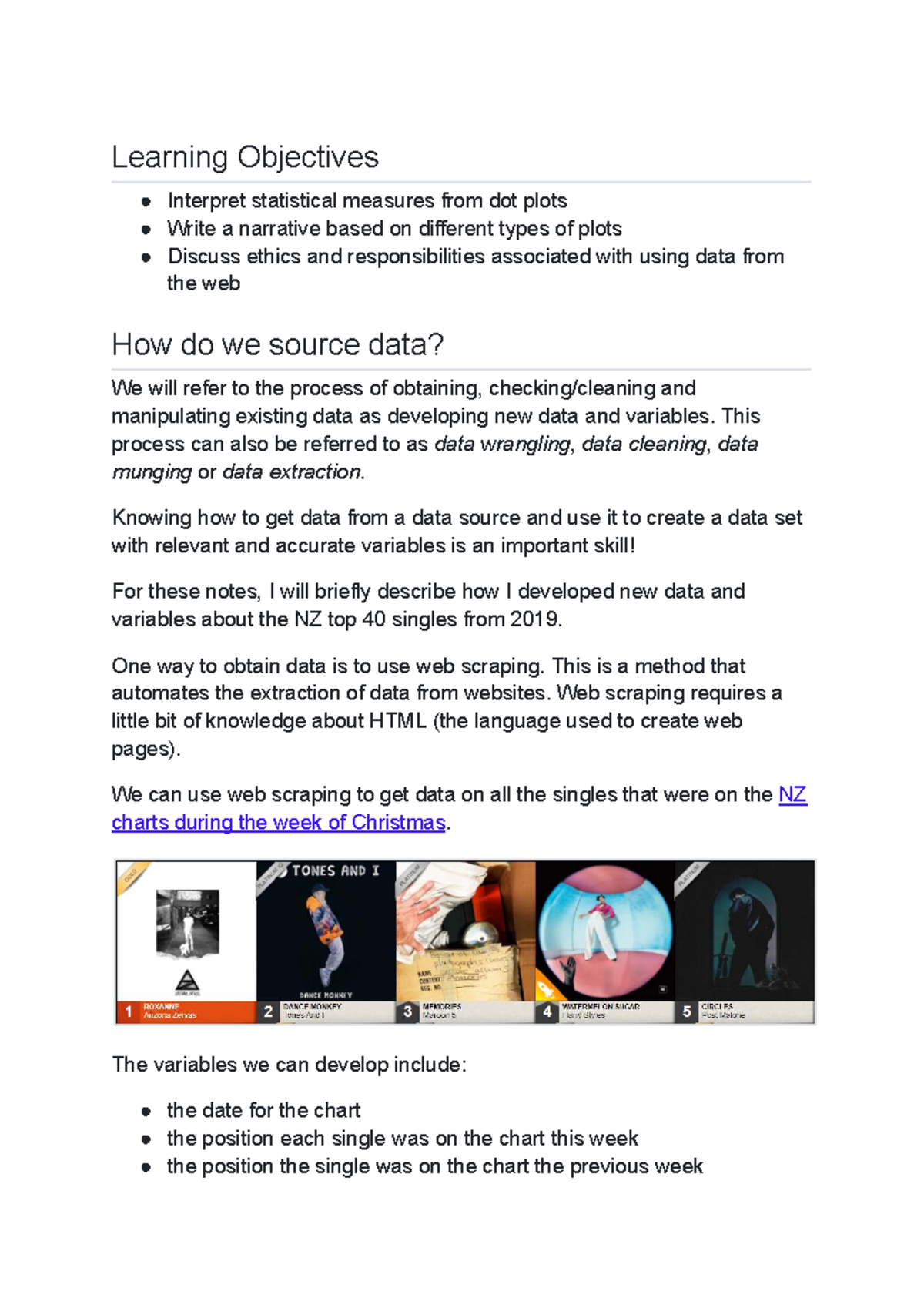 3A Notes: Data Wrangling, Ethics, and Statistical Measures in Analysis ...