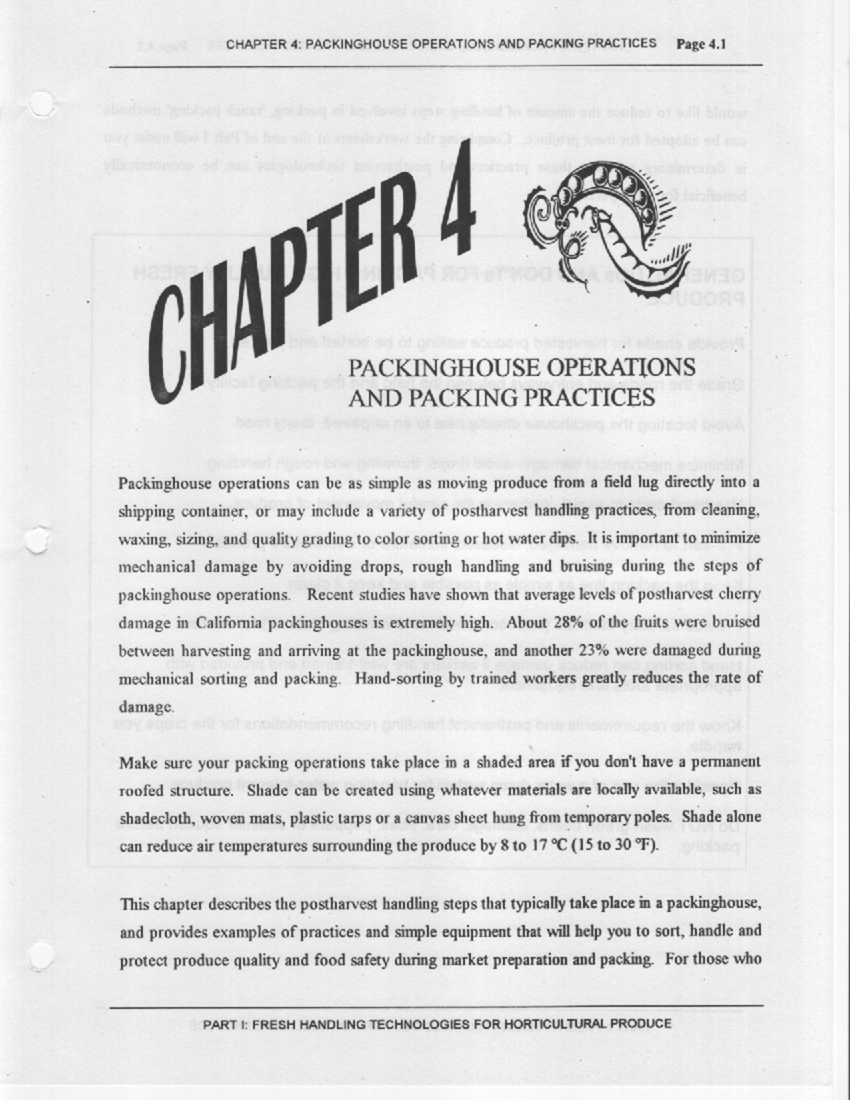 234-1300 - about TTL - CHAPTER 4: PACKINGHOUSE OPERATIONS AND PACKING PRACTICES Page 4 CHAPTER ...