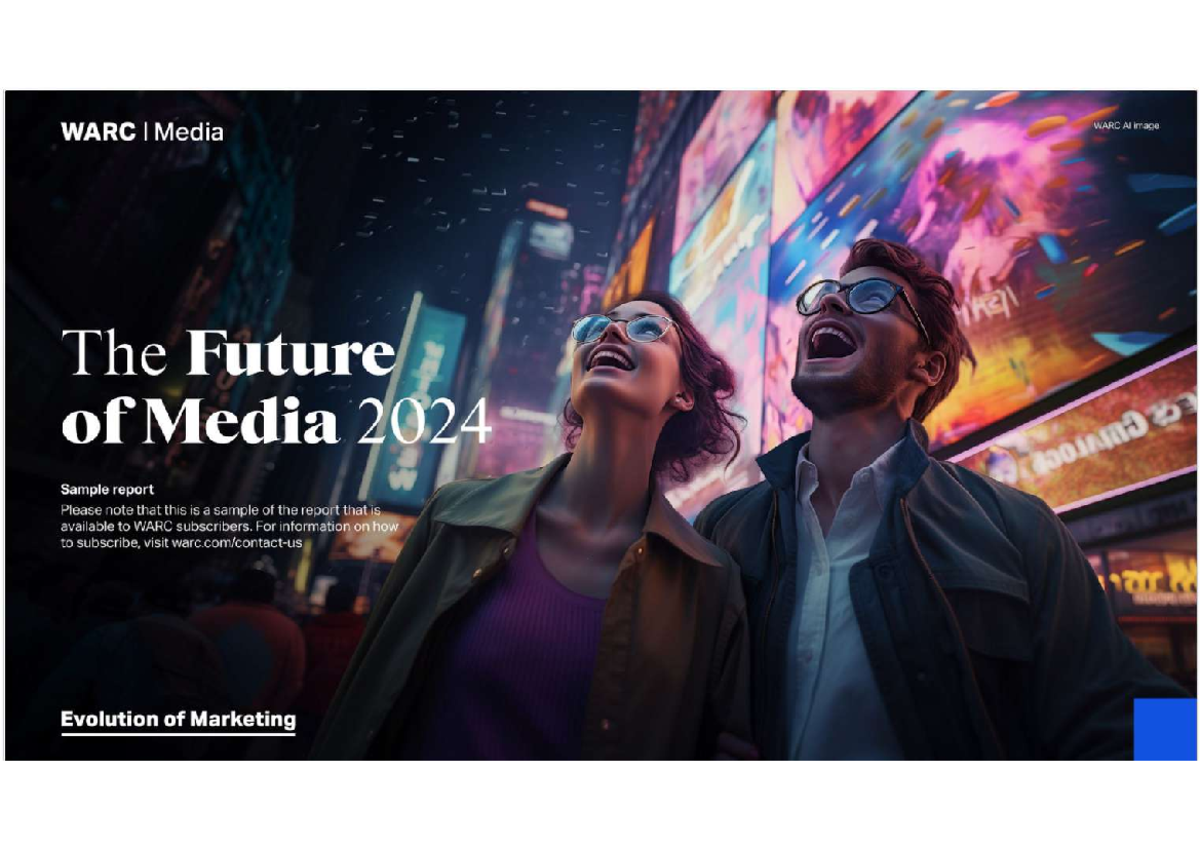 The Future of Media 2024 WARC - WARC AI image WARC I Media The Future ...