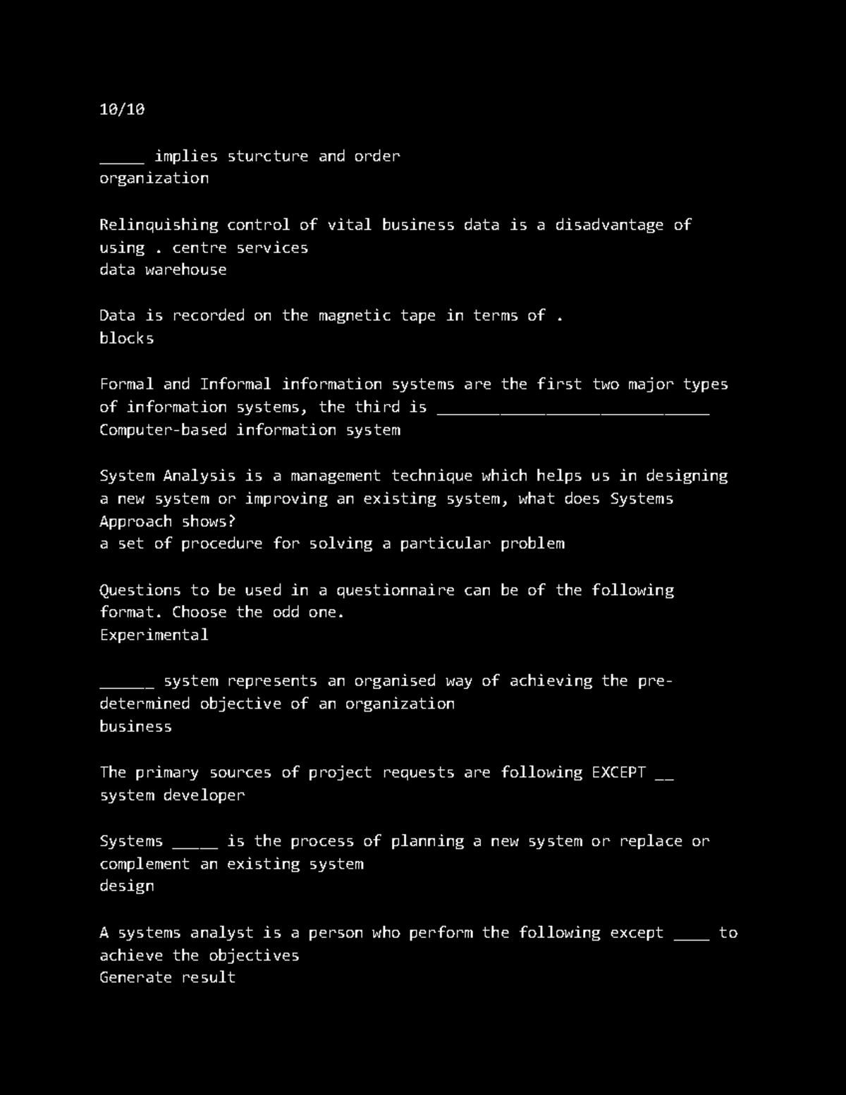 Cit212 TMA - Information Systems Analysis and Design Questions - Studocu